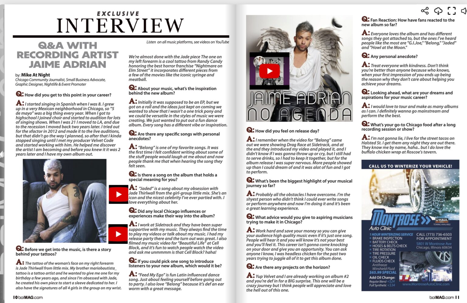 Q&A WITH RECORDING ARTIST JAIME ADRIAN – Jaime Adrian